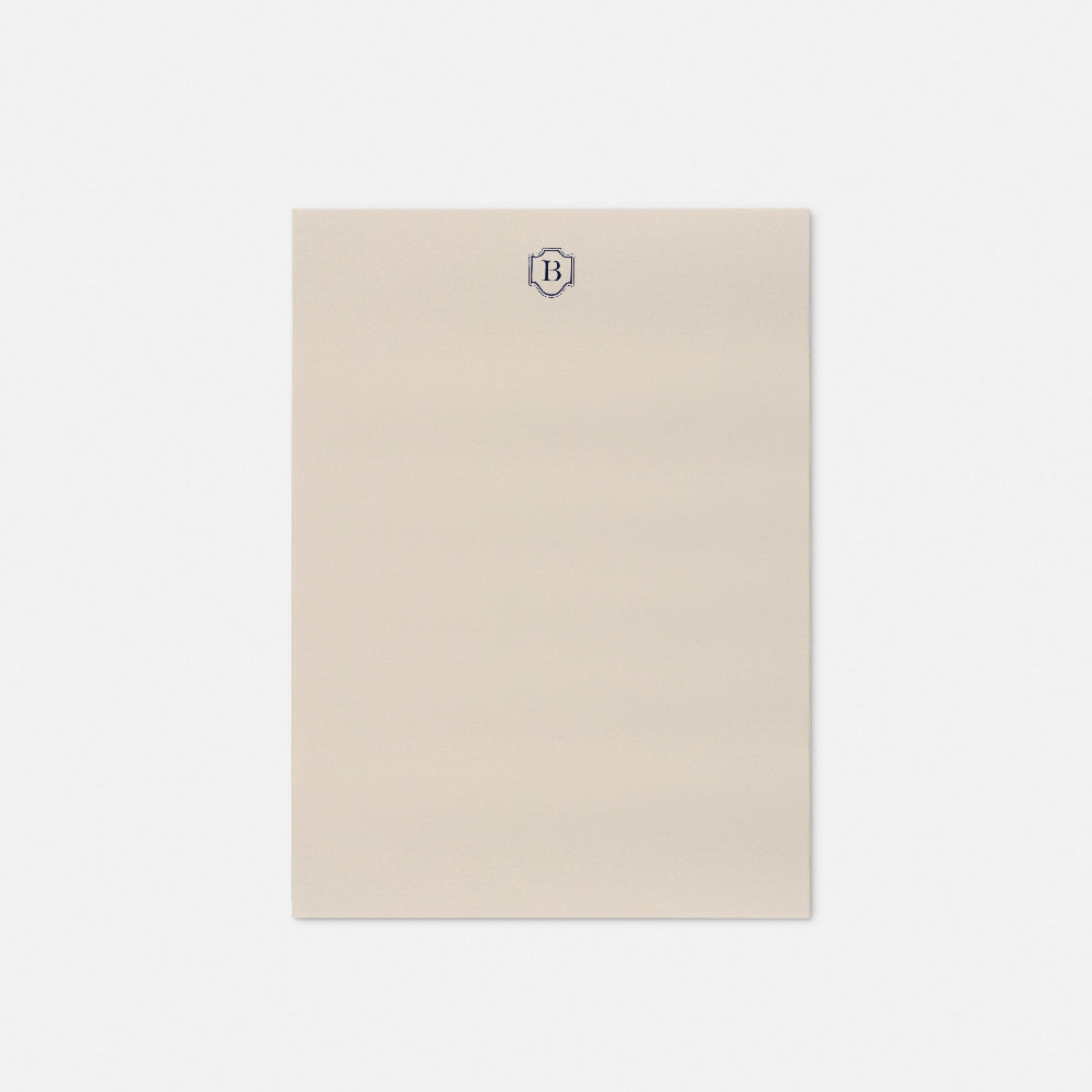 Stationery paper - Embossed initials (A-Z) – IlPapiro